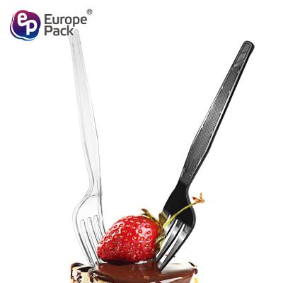 China Europe-pack new item disposable 7 inch plastic fork for cake for sale