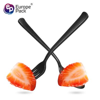China China Manufacturers Supplies disposable plastic black cutlery set for food for sale