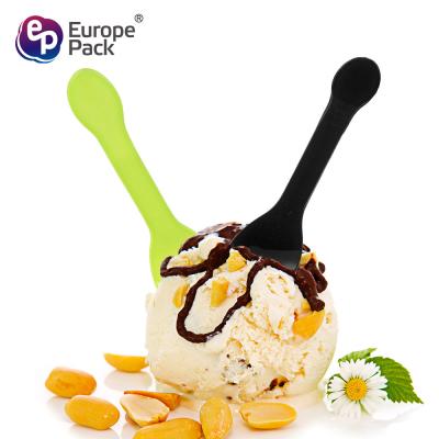 China Hot sale new item disposable colorful ice cream disposable spoon for sale