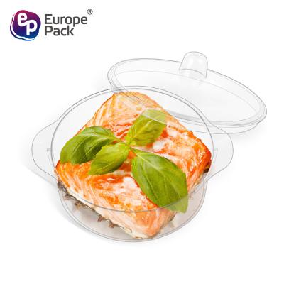 China Good quality transparent small salad plastic dessert bowl with lid for sale