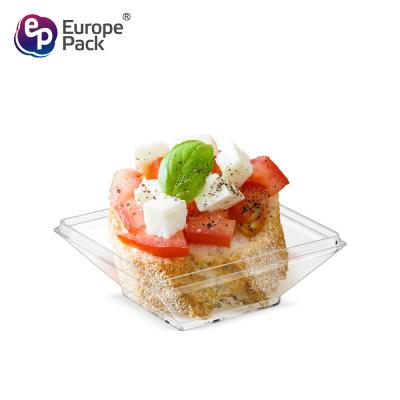 China 2019 new products disposable plastic tableware square sauce dish for sale