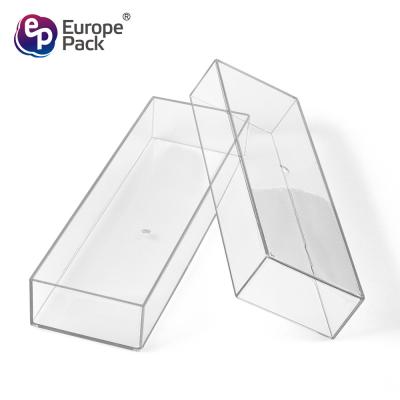 China Factory Wholesale Plastic transparent food storage container for dessert shop for sale