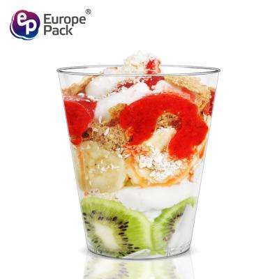 China Airline supplies high quality disposable 9oz clear plastic cup for sale