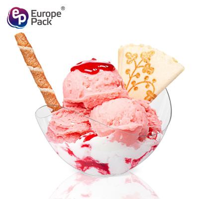 China Newest and hot sale party Catering Wedding Mini ice cream sauce pudding plates dishes for sale