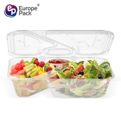 China Custom plastic clear PP material  disposable food plastic storage box for sale