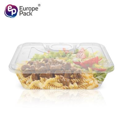 China New style disposable plastic lunch box fast food containers, leakproof bento lunch box for sale