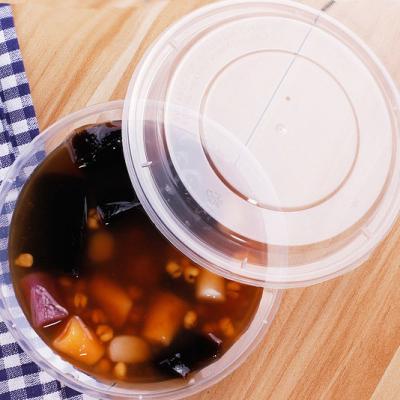 China Disposable Clear Bento Food Noodles Container PP Plastic Microwave Safe Take Away Soup Bowsl With Lids for sale