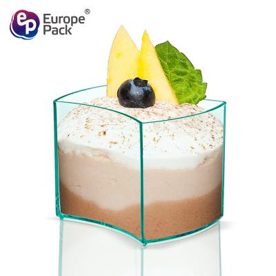 China Best selling unique design food raw material 66ml ps disposable cup for sale
