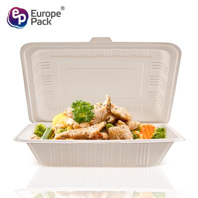 China 600ml biodegradable take away lunch box plastic fast food packaging containers for sale