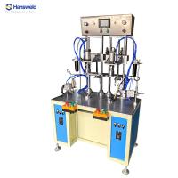 China Servo Motor Cylinder Forming Machine 220V PVC Gluing Machine 8 Working Table for sale