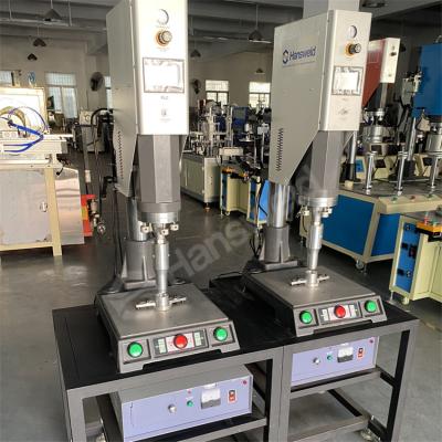 China Hansweld Sonotrode Automatic Ultrasonic Rotary Welding Machine For Hook Loop 15 KHz 2100MM for sale