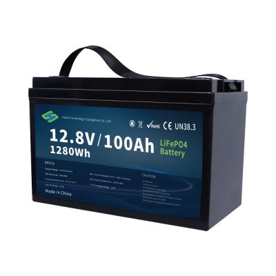 China 12.8V 100Ah LiFePO₄ Battery Solar Energy Storage Battery​ Home Backup Power Supply​ Stable Voltage Output Battery for sale