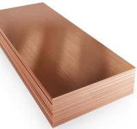 China C12200 Pure Red Copper Plate Sheet 2mm Thick Bronze Plates for sale