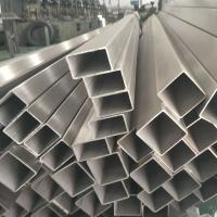 China 10mm*10mm 321 Stainless Steel Square Pipe 6000mm To 6500mm for sale