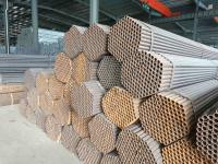 China MS Q235B ASTM A53 A106 low carbon ms black steel pipe hot rolled carbon steel round weld pipe for sale