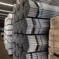 China 25mm Structural Steel Tube Longitudinal Welded Pre Gi Galvanized Steel Pipe 6 Meter Scaffolding Galvanized Round Pipe for sale
