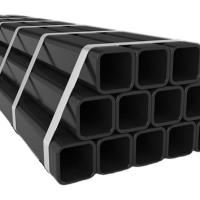 China Q345 welded seamless mild carbon steel pipe/black ERW square steel pipe /rectangular steel tube for sale
