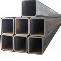 China Q345 welded seamless mild carbon steel pipe/black ERW square steel pipe /rectangular steel tube for sale