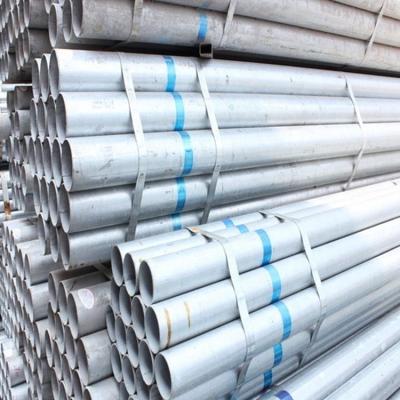 China Hot-dip galvanized round steel pipe for construction for sale