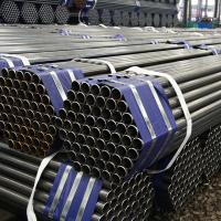 China MS carbon steel pipe standard length erw welded carbon steel round pipe and tubes for sale