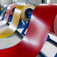 China Color Coated PPGI Prepainted Galvanized Steel Coil Low Zinc Rolled for sale