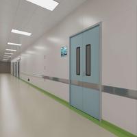 China Customized Swing Airtight Double Leaf Steel Door for Pharmaceutical Cleanrooms - 50mm+ Wall Thickness, 100,000+ Cycle Testing for sale