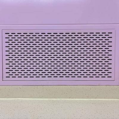 China Aluminum Egg Crate Ventilation Grille 24x24 Inches 1000 CFM HVAC Return Air Vent with 1/2 Inch Fin Spacing for sale