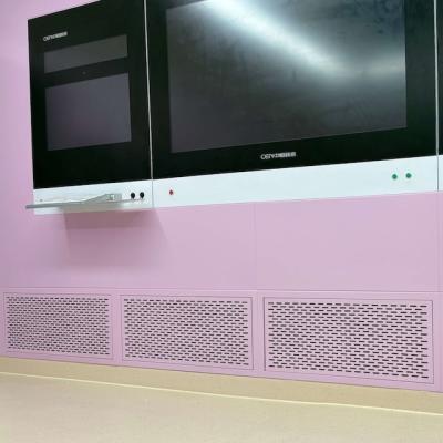China 24x24 Aluminum Return Air Filter Grille with 45° Blade Angle and 1000 CFM Airflow Capacity for sale