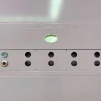 China Recessed Medical Gas Terminal Box with Oxygen, Vacuum & Air Outlets for Operating Rooms - Stainless Steel Construction for sale