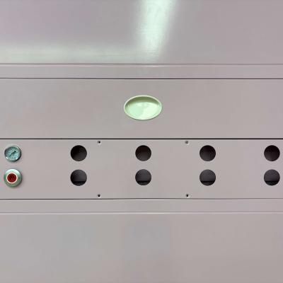China Recessed Medical Gas Terminal Box with Oxygen, Vacuum & Air Outlets for Operating Rooms - Stainless Steel Construction for sale