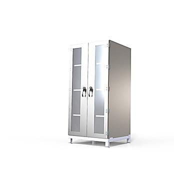 China 72-Inch Steel Clean Room Storage Cabinet with Lockable Design and 4 Adjustable Shelves for Laboratory Use for sale