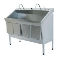 China 24 Inch Stainless Steel Medical Scrub Sink with Backsplash - NSF Certified Wall-Mounted Surgical Station for sale