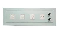 China ESD Safe Power Socket Box Stainless Steel Cleanroom 220V/380V 4-6 Position for Electronics Manufacturing for sale