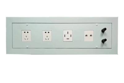 China ESD Safe Power Socket Box Stainless Steel Cleanroom 220V/380V 4-6 Position for Electronics Manufacturing for sale