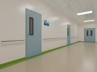 China Custom X-Ray Room Air-Lock Doors with Electronic Interlock System for ISO 7-8 Cleanrooms, 8mm Tempered Glass, AC220V for sale