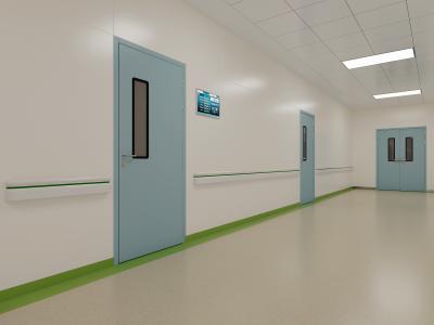 China Custom X-Ray Room Air-Lock Doors with Electronic Interlock System for ISO 7-8 Cleanrooms, 8mm Tempered Glass, AC220V for sale