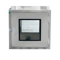 China HEPA Filtered Stainless Steel Air Shower Pass-Through Window with 20-25 m/s Wind Speed for ISO Class 5-8 Cleanrooms for sale