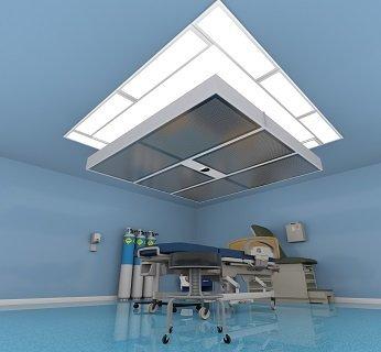 China CE Certified Laminar Flow Ceiling System with 99.99% Filtration Efficiency and 0.45 m/s Air Velocity for ISO Class 5 Cleanrooms for sale