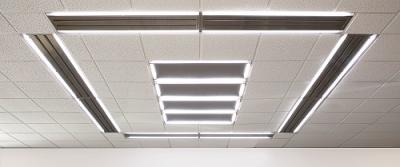 China Laminar Flow Ceiling Panel with LED Light 220V 0.45 M/S Air Velocity for ISO Class 5 Cleanrooms for sale