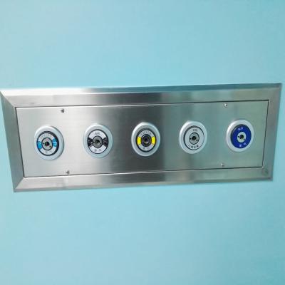 China ISO 7396-1 Certified Medical Gas Terminal Unit with 316L Stainless Steel Connectors and 5 ppm Leakage Rating for sale