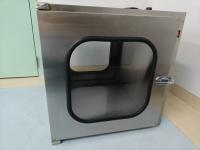 China Hospital Air Shower Booth Dual Door Material Airlock with Touchscreen 20-25 m/s Airflow 380V Power Supply for sale
