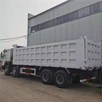 China Used 371HP Sinotruck Dump Truck Heavy Truck Tubeless Tire Design 8*4 Left Hand Drive for sale