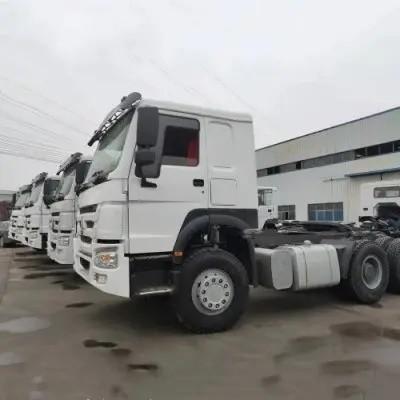 China Maximum Torque Nm 500-1000nm 6×4 Drive Wheel 380HP Dump Tipper Truck Head for Mining for sale