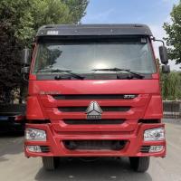 China Used Second Hand 6*4 HOWO 371HP Dump Tipper Truck Manual Window Tubeless Tire Design for sale