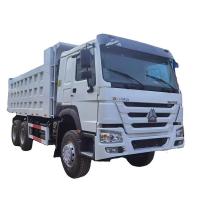 China Tubeless Tire Design Used Mining Dump Truck HOWO 375HP Right Hand Drive 10 Wheel 6X4 for sale
