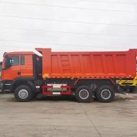 China Tubeless Tire Design HOWO 8X2 Dump Truck for 15000kg Loading Capacity Wood Transport for sale