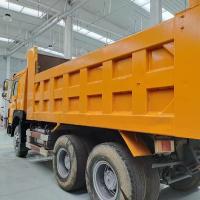 China Tubeless Tire Design HOWO 8X2 Dump Truck for 15000kg Loading Capacity Wood Transport for sale
