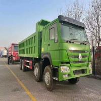 China 10.2tons Used HOWO 371HP Dump Truck Right Hand Drive 8X2 Tipper Truck for Mining 30 Tons for sale