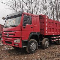 China 10.2tons Used HOWO 371HP Dump Truck Right Hand Drive 8X2 Tipper Truck for Mining 30 Tons for sale