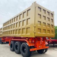 China Customer Needs Driven Steel 3-Axle Dump Truck Dump Semi-Trailer with Hydraulic Cylinder for sale